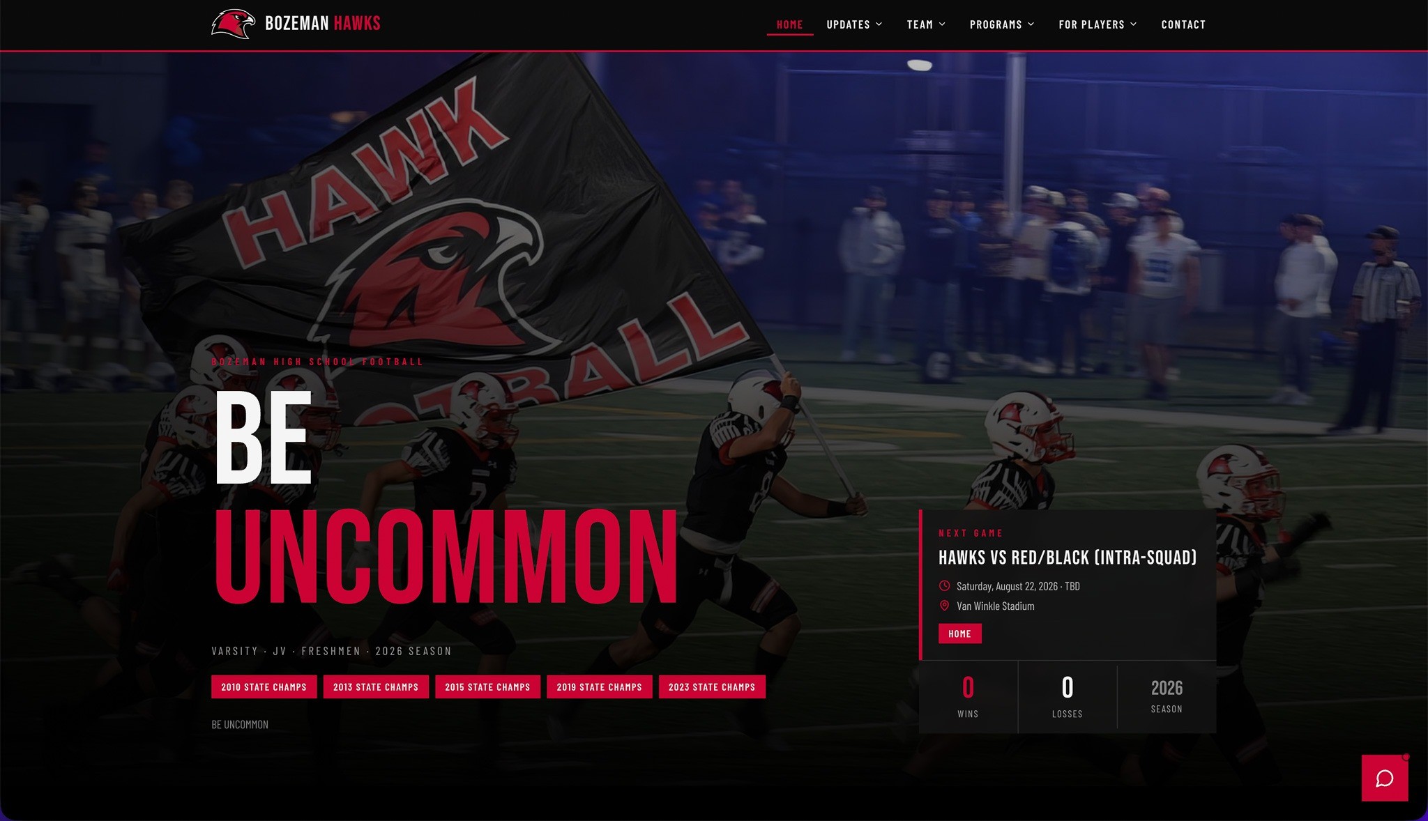 Bozeman Hawk Football